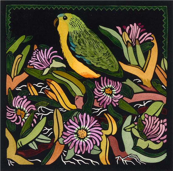 Christine Mary Hiller | Orange Bellied Parrot (2002) | MutualArt