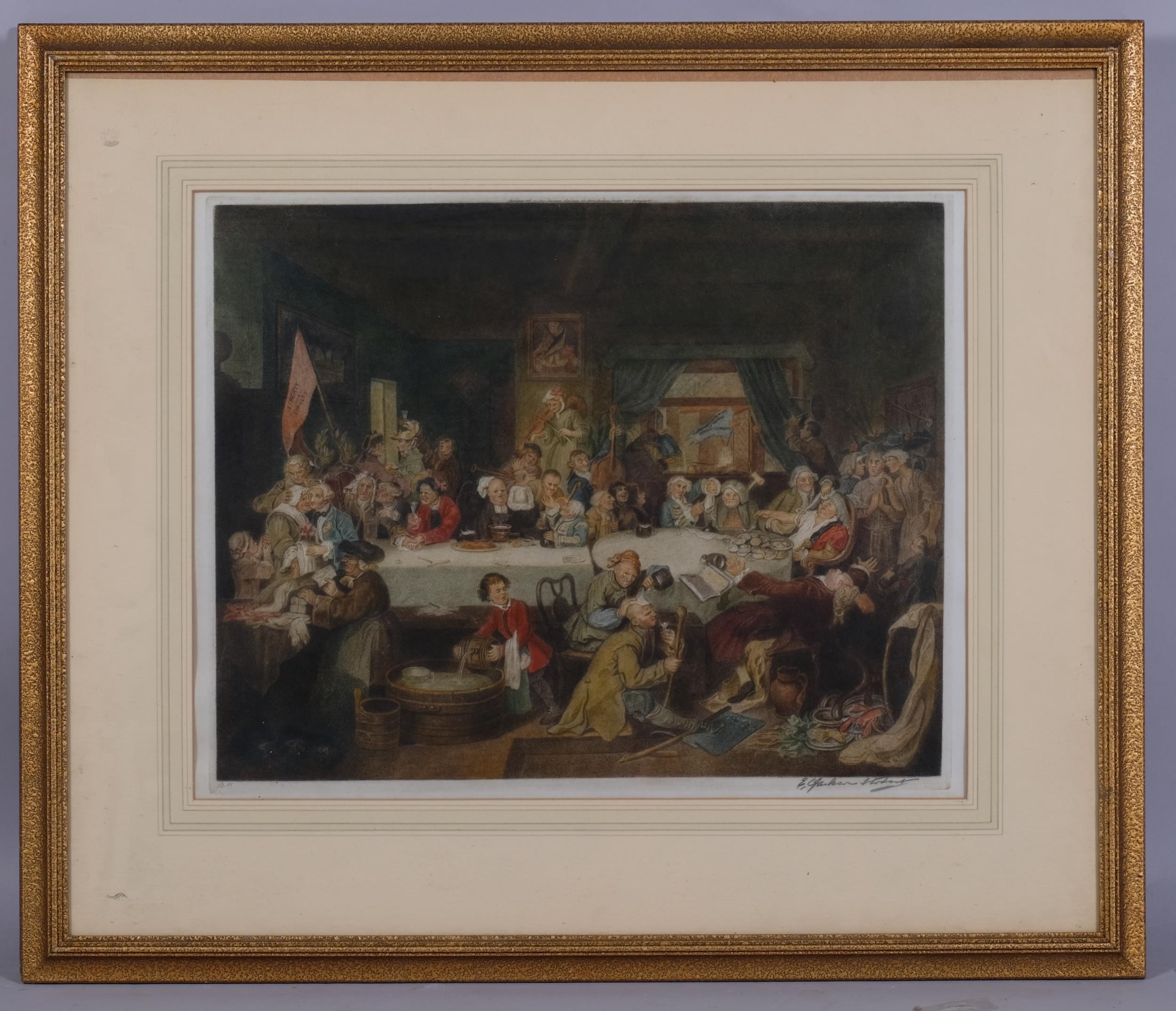 William Hogarth | canvasing for votes | MutualArt