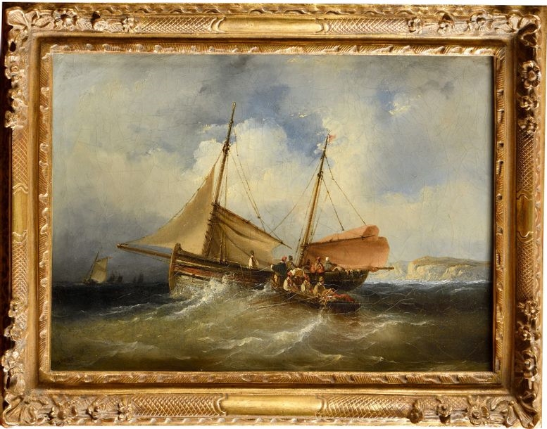 François Pierre Bernard Barry | L'arrivée de la tempête (1841) | MutualArt