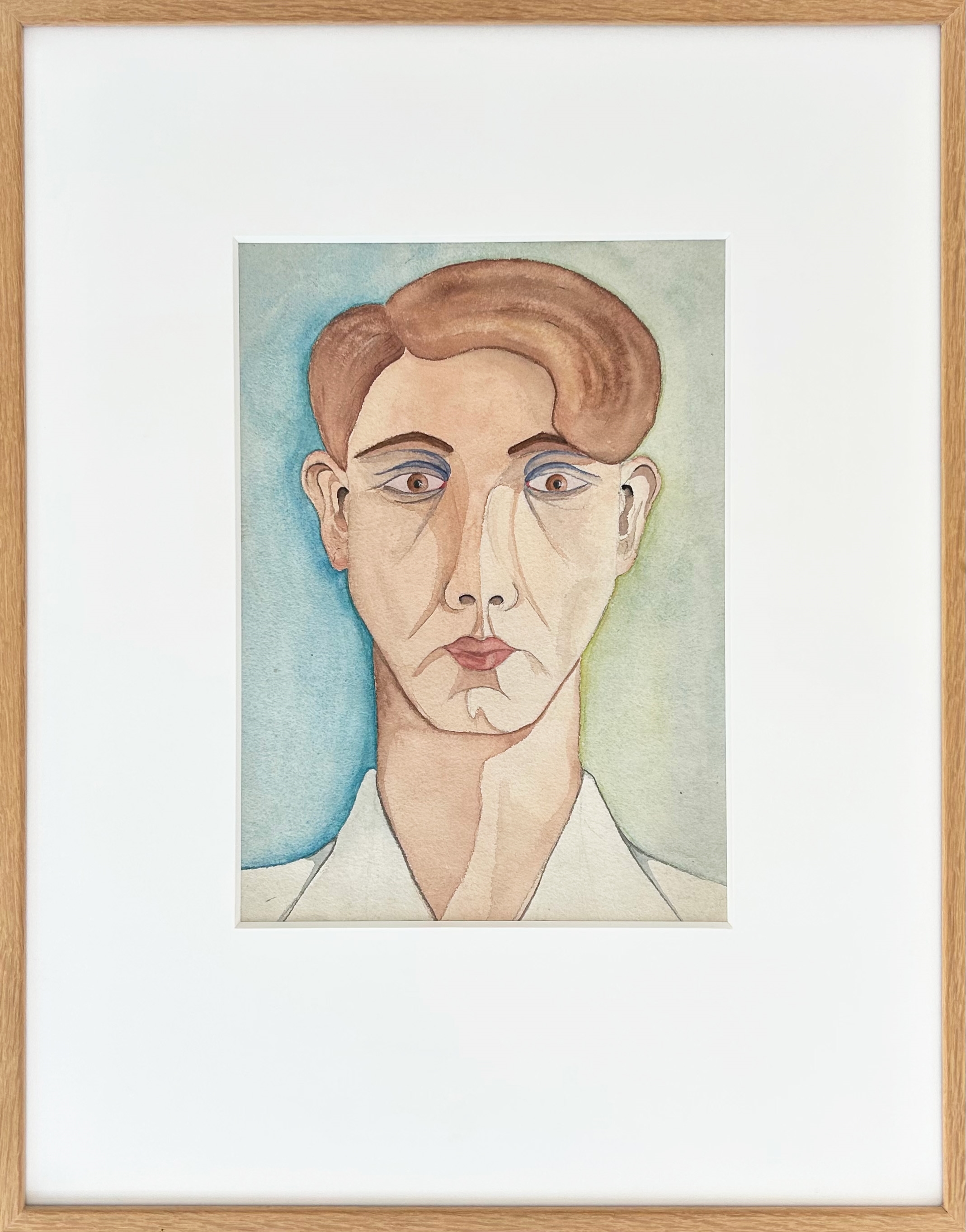 Rita Angus | Portrait of Robert Erwin, c.1953 | MutualArt