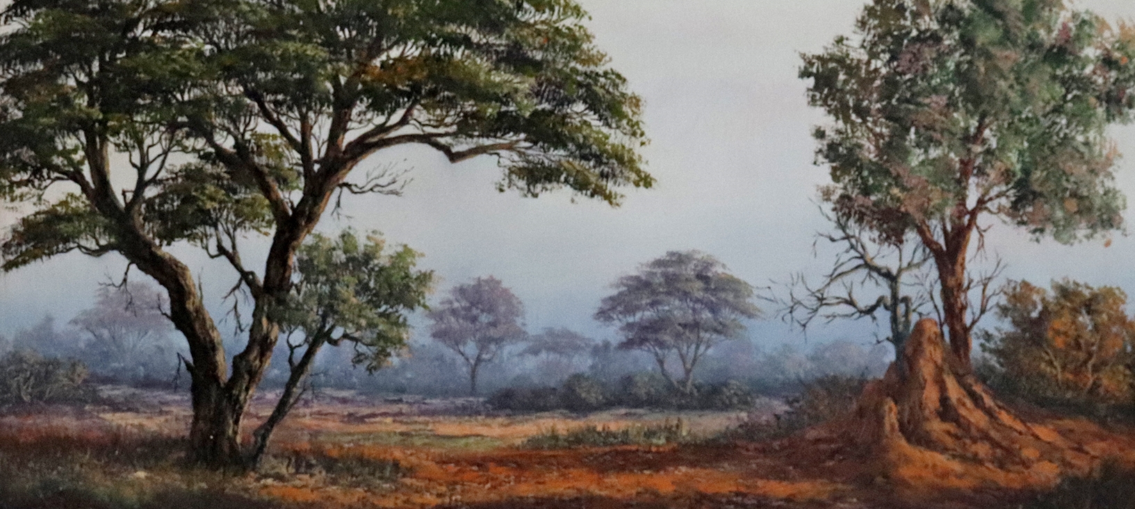 Louise Repsold | BUSHVELD SCENE WITH ANTHILL | MutualArt