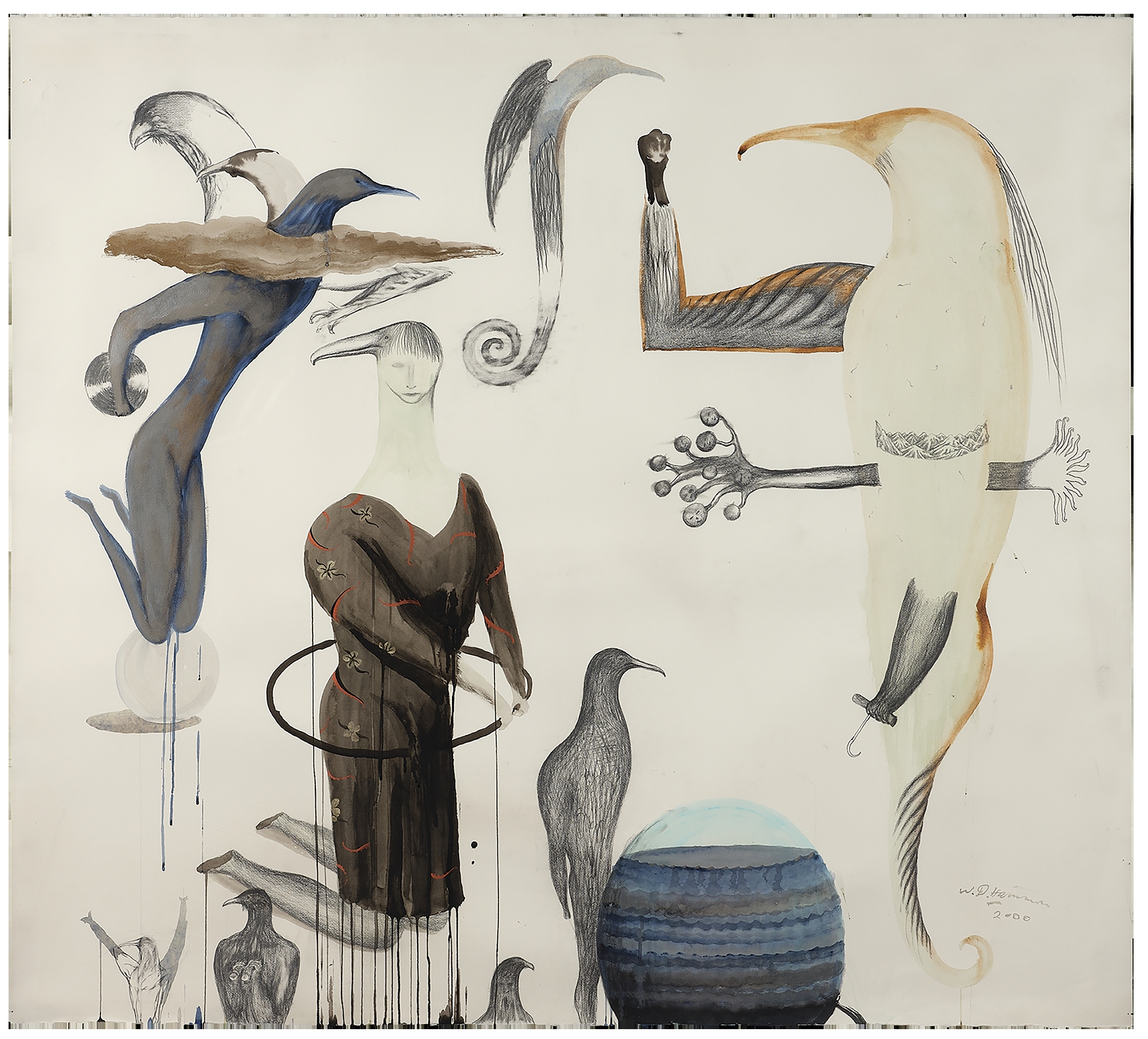 Bill Hammond | Untitled II (2000) | MutualArt