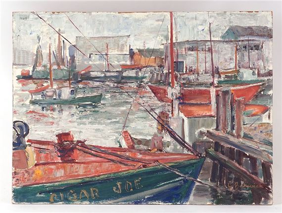 John Alfred Barwick | Oil on masonite Signed on the lower right: J ...