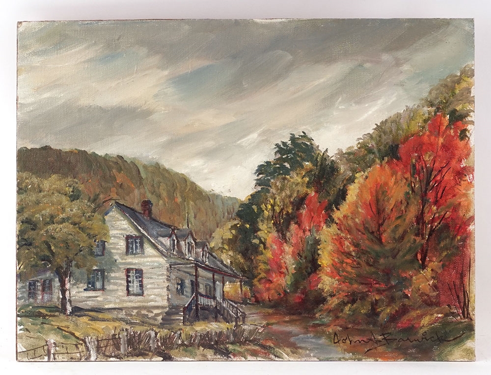 John Alfred Barwick | Oil on masonite Signed on the lower right: John A ...