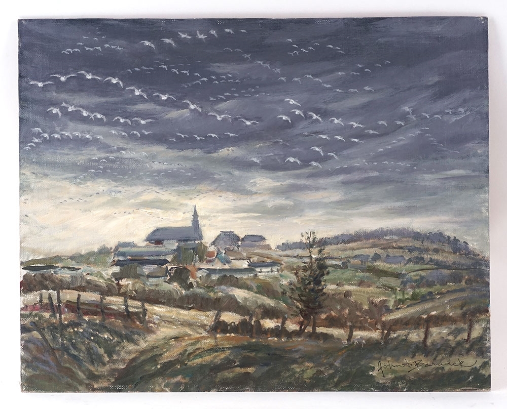 John Alfred Barwick | Oil on masonite Signed on the lower right: John A ...