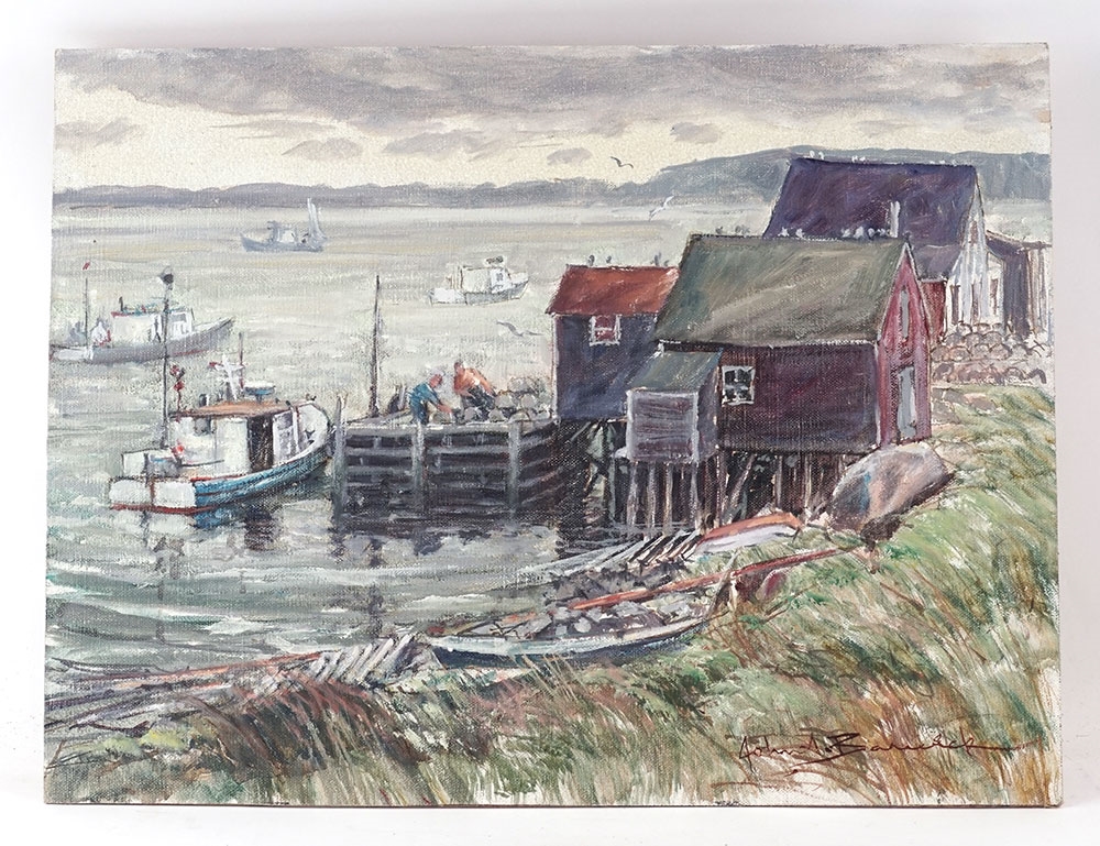 John Alfred Barwick | Oil on masonite Signed on the lower right: John A ...