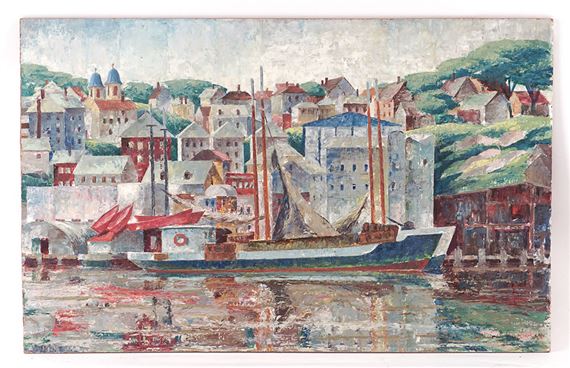 John Alfred Barwick | Oil on masonite Signed on the lower right: John A ...