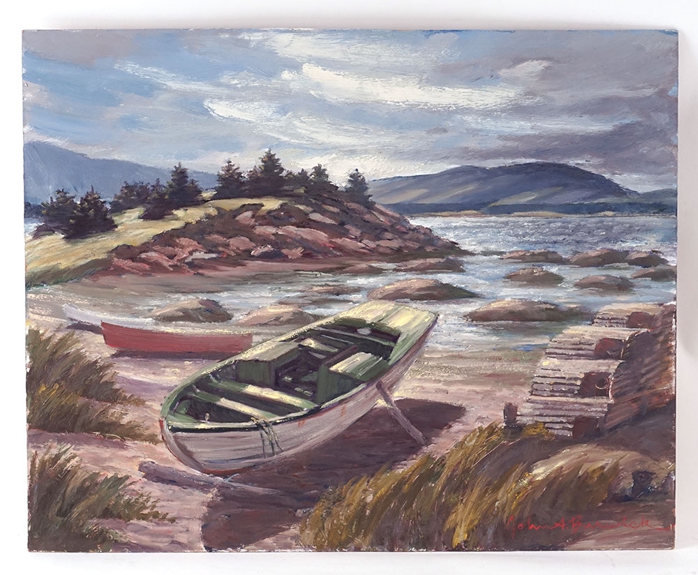 John Alfred Barwick | Oil on masonite Signed on the lower right: John A ...