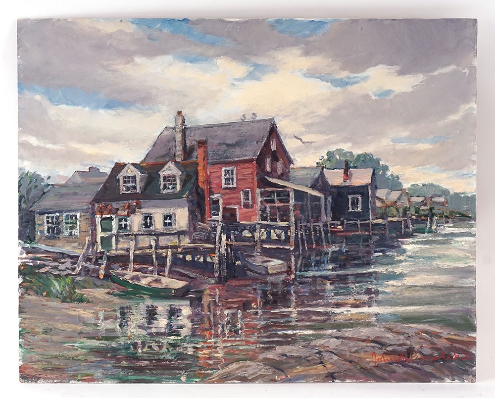 John Alfred Barwick | Oil on masonite Signed and dated on the lower ...