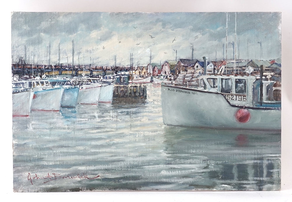 John Alfred Barwick | Oil on masonite Signed on the lower left: John A ...