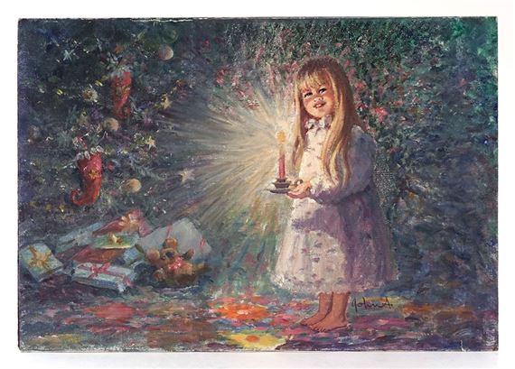 John Alfred Barwick | Oil on cardboard Signed on the lower right: John ...