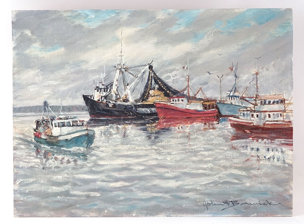 John Alfred Barwick | Oil on masonite Signed on the lower right: John A ...