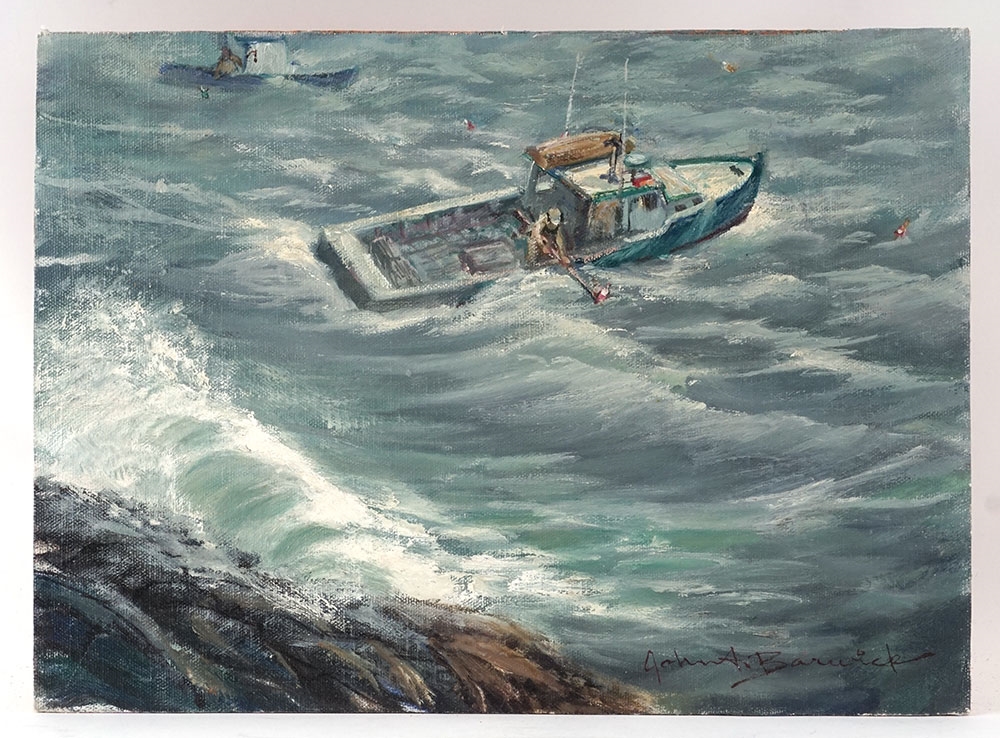 John Alfred Barwick | Oil on masonite Signed on the lower right: John A ...