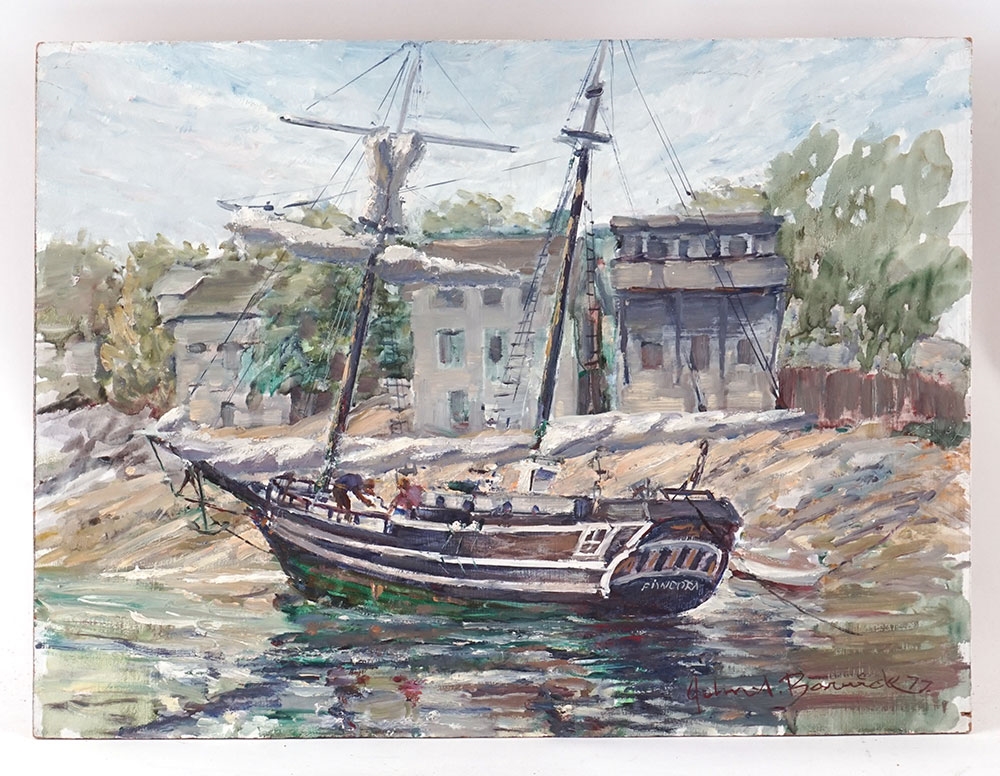 John Alfred Barwick | Oil on masonite Signed and dated on the lower ...