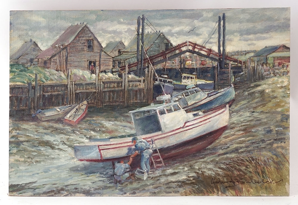 John Alfred Barwick | Oil on masonite Signed on the lower right: John A ...