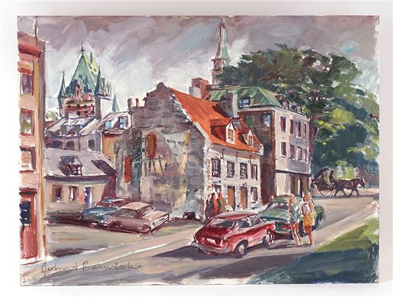 John Alfred Barwick | Oil on masonite Signed and dated on the lower ...