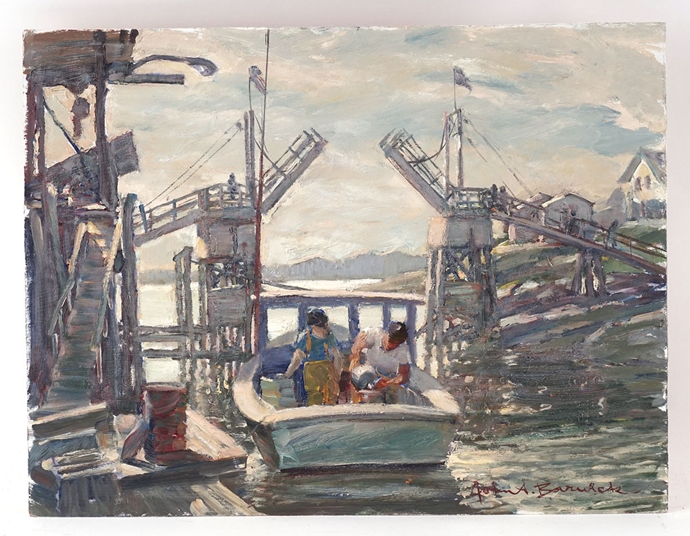 John Alfred Barwick | Oil on masonite Signed on the lower right: John A ...