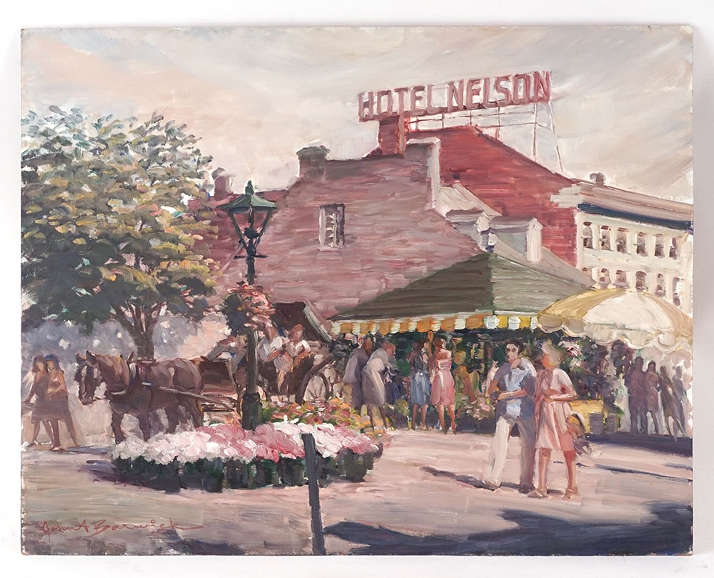 John Alfred Barwick | Oil on masonite Signed on the lower left: John A ...