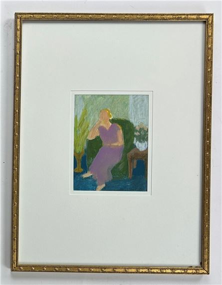 Cynthia Packard | Woman in Purple (1989) | MutualArt