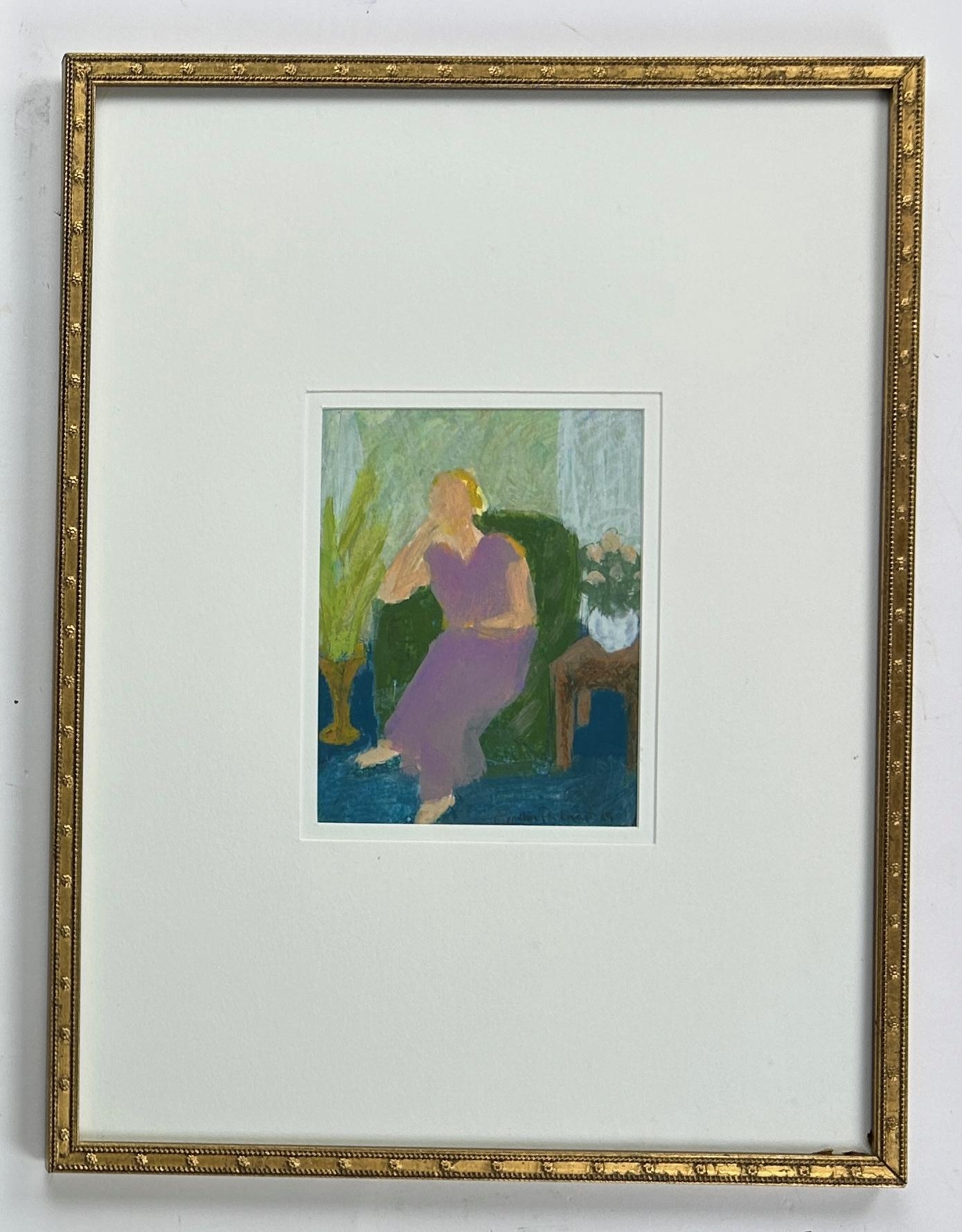 Cynthia Packard | Woman in Purple (1989) | MutualArt