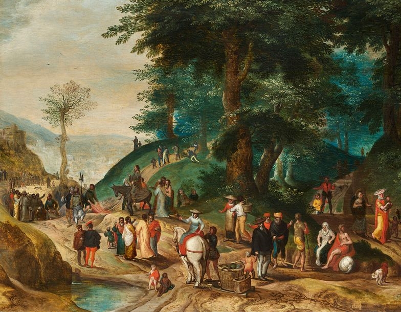 Gillis Mostaert | Entry of Christ into Jerusalem | MutualArt