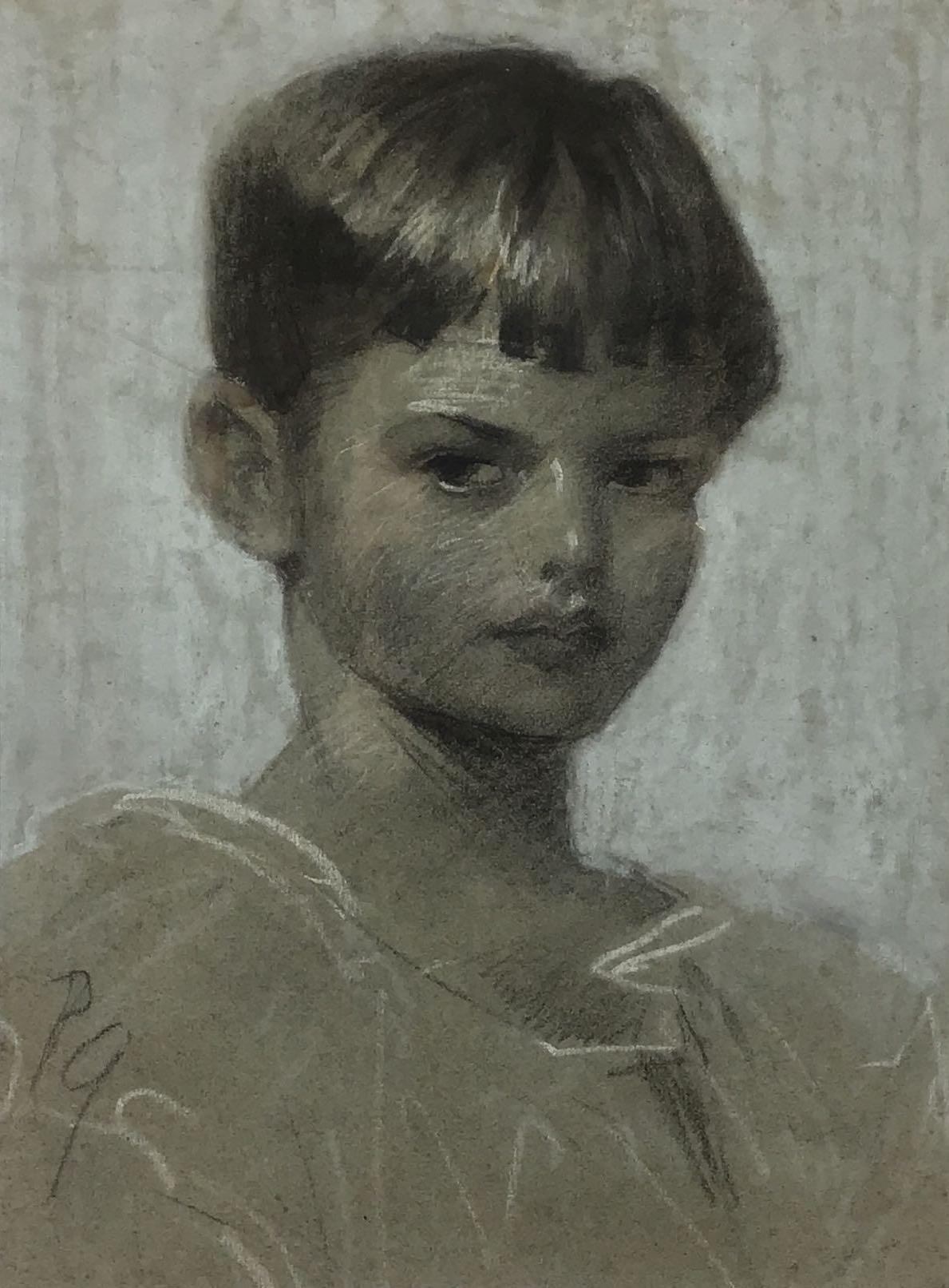 Mary Pemberton Ginther | Portrait of a boy | MutualArt