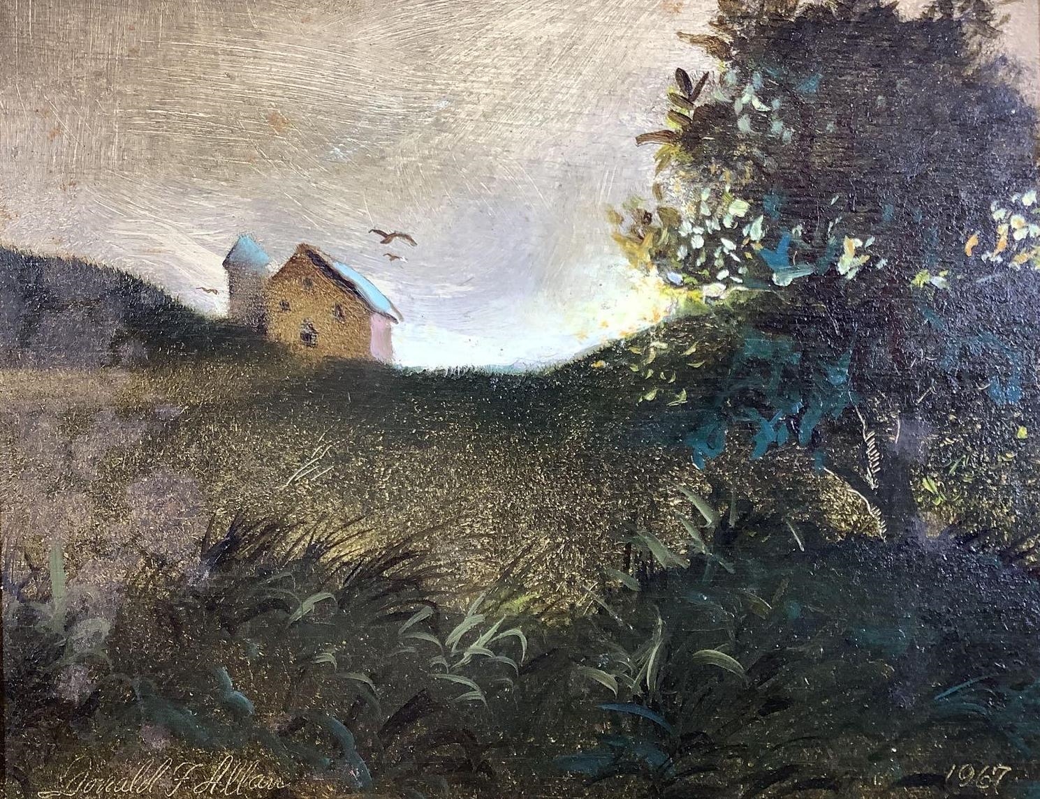 Donald F. Allan | Rural landscape (1967) | MutualArt