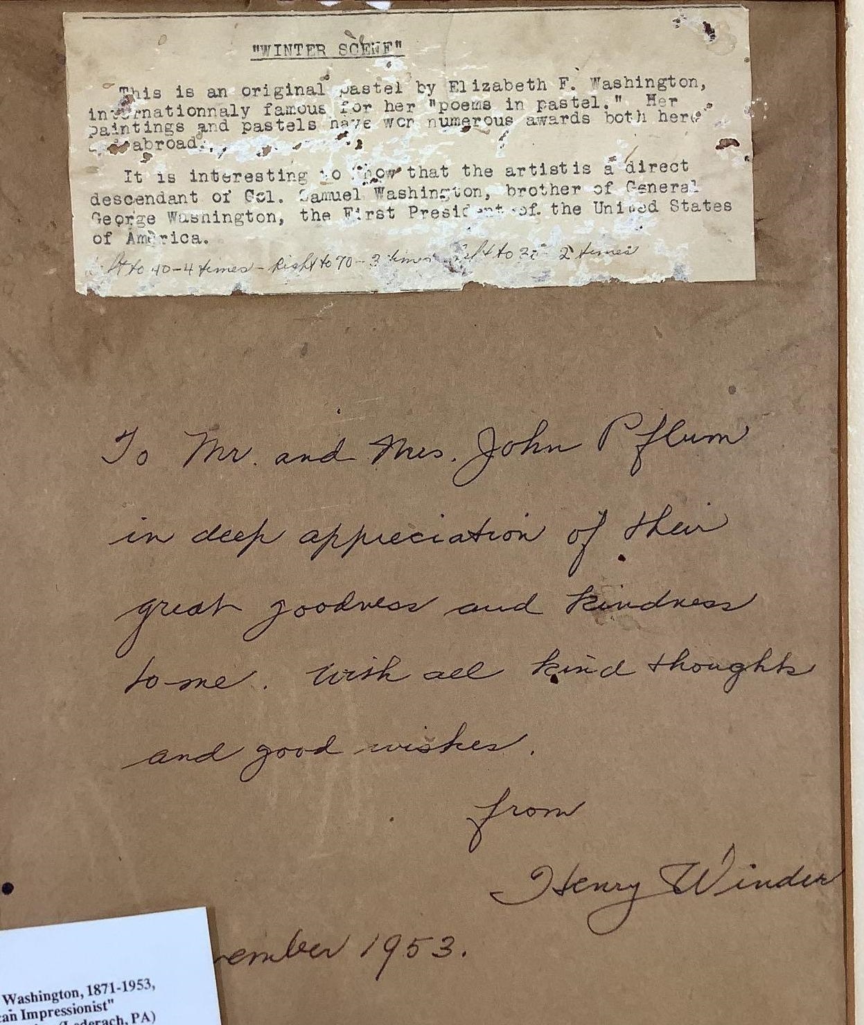 Elizabeth Fisher Washington | Winter Scene | MutualArt