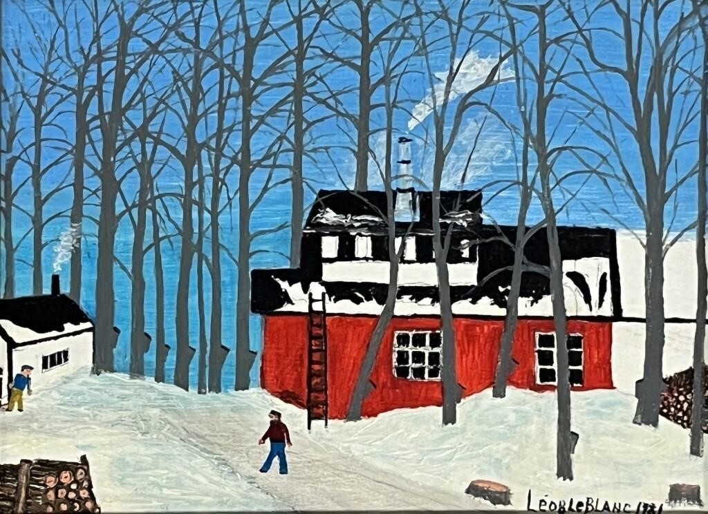 Leo Leblanc | HORSEMAN'S SUGAR CAMP I | MutualArt