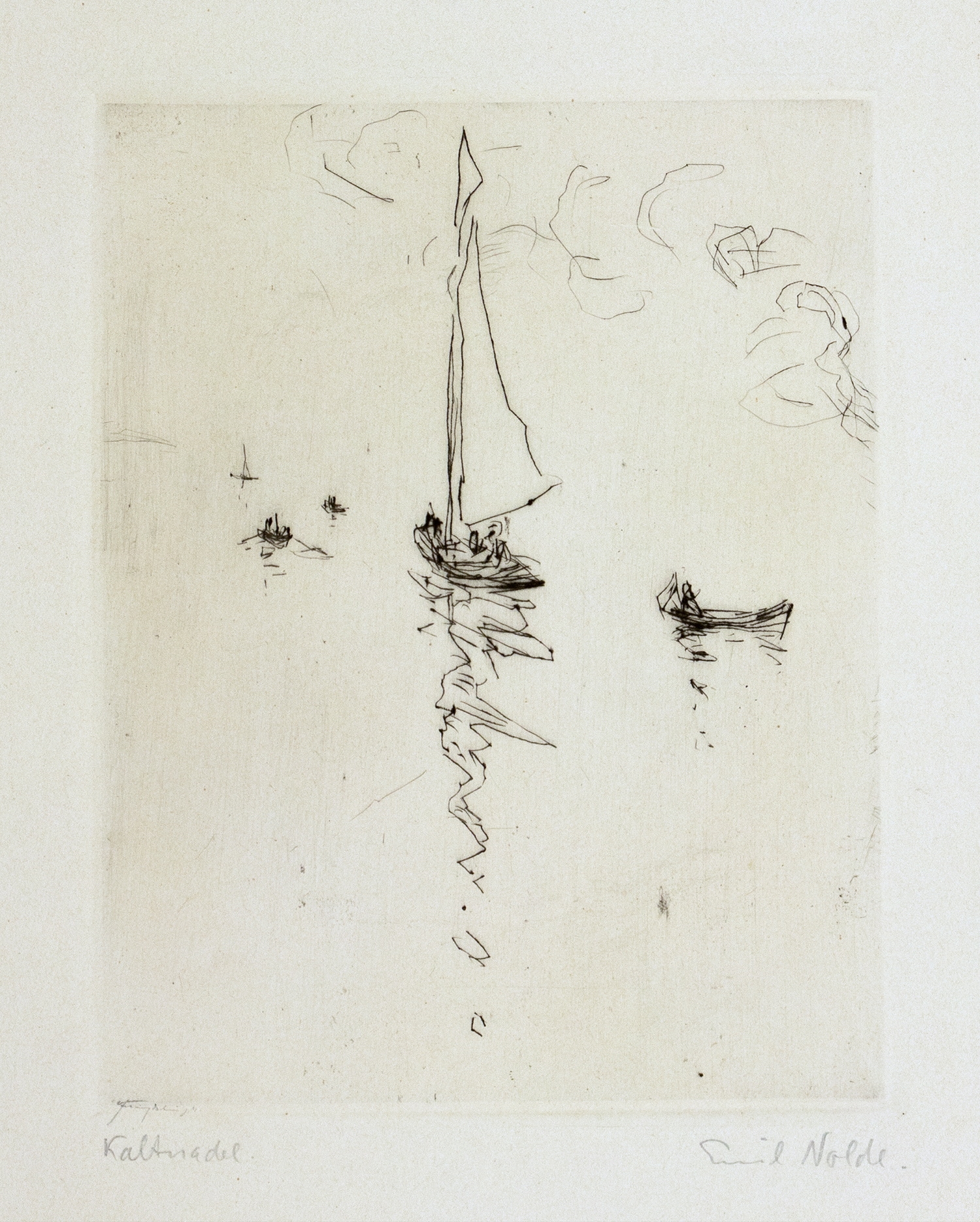 Emil Nolde | Segler. (1907) | MutualArt