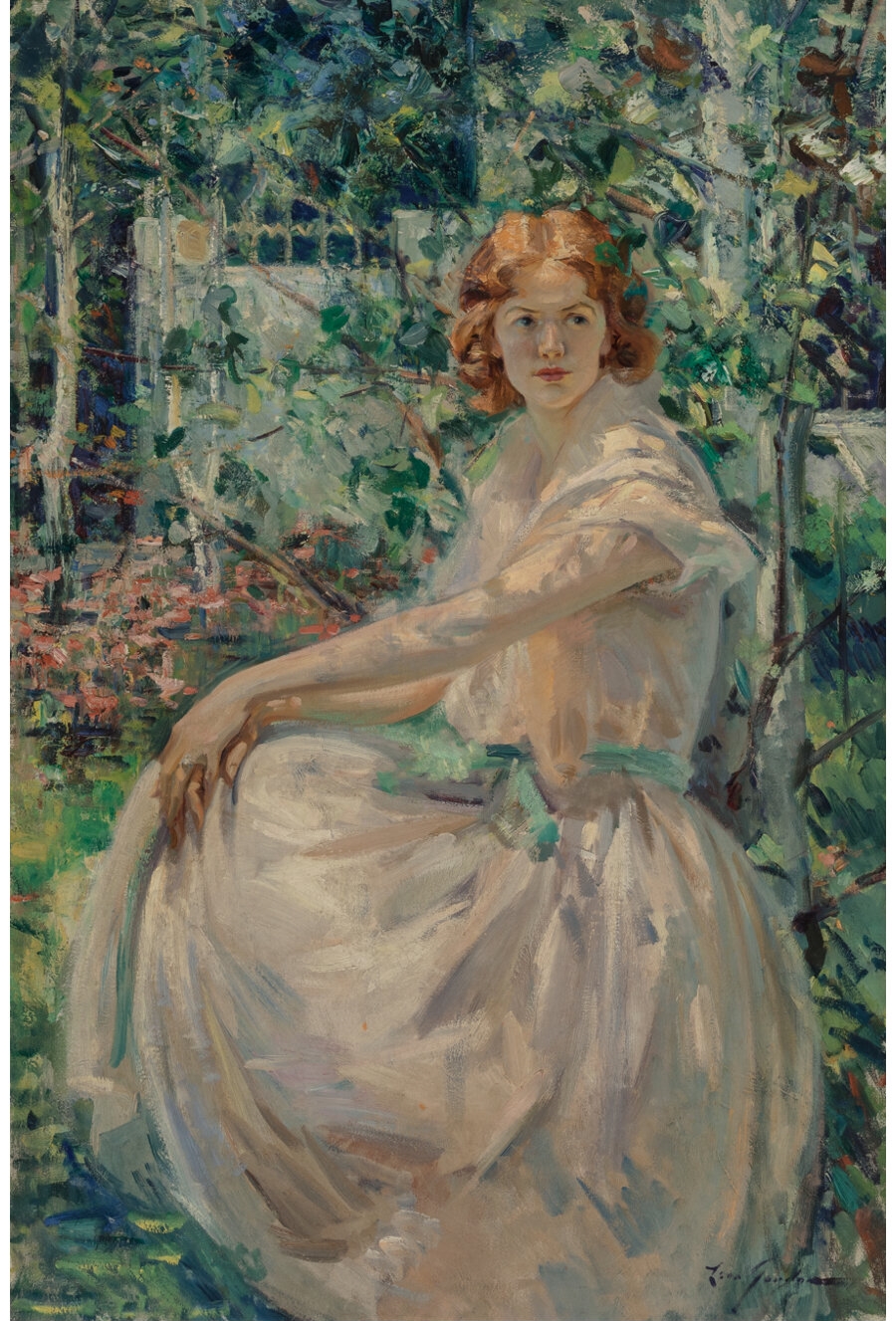 Leon Gordon | Portrait of Elizabeth Patterson Dial Hughes, 1927 (1927 ...