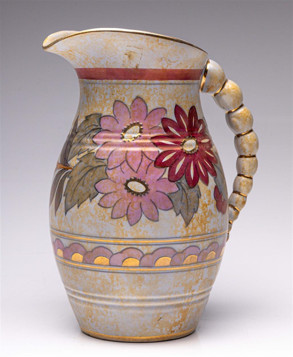 Charlotte Rhead | A Charlotte Rhead design Crown Ducal jug (H:22cm ...