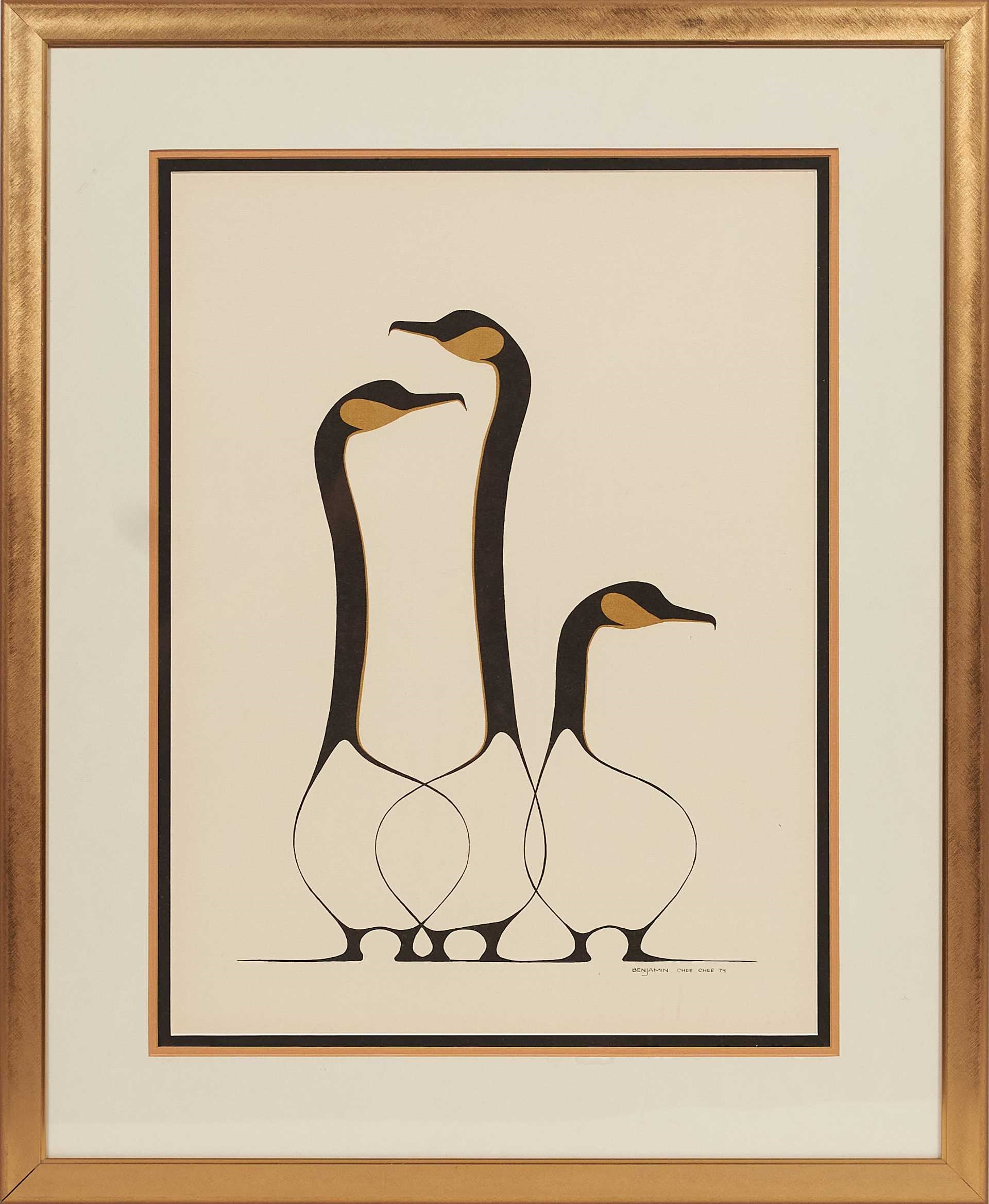 Benjamin Chee Chee | Chee Chee, Benjamin - Friends - 1974 (1974) | MutualArt