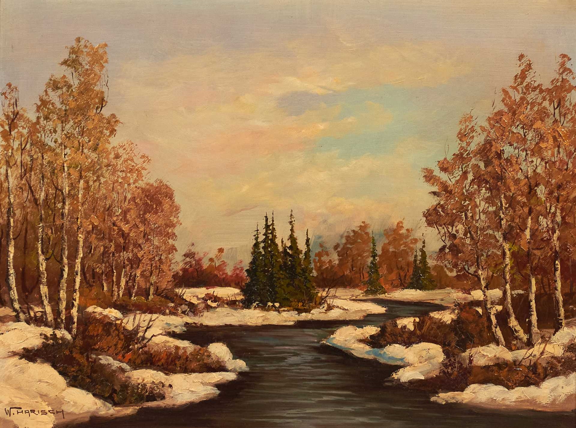 William Harisch | Winter scene | MutualArt