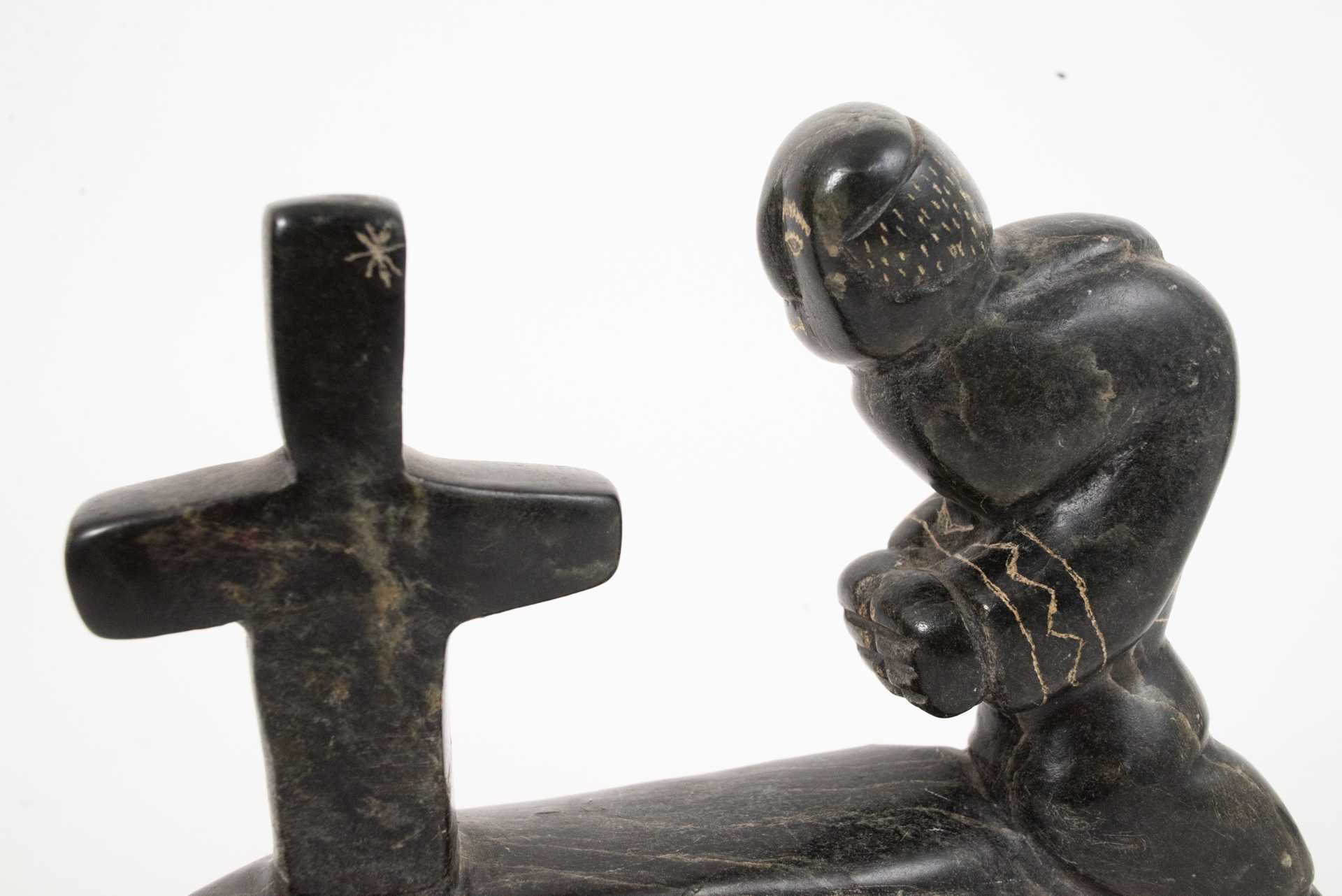 Lukasi Ultanga | Inuit in prayer | MutualArt