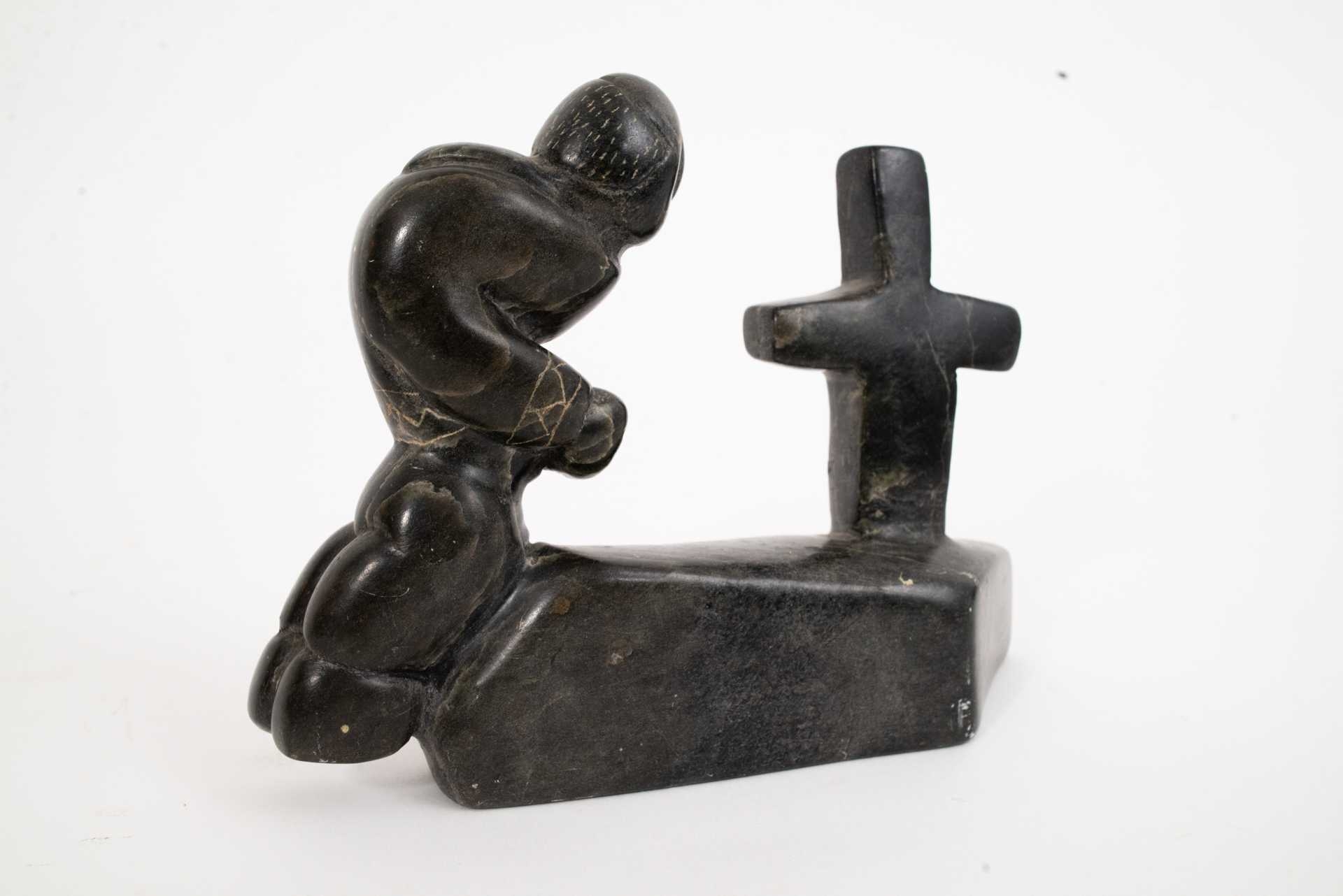 Lukasi Ultanga | Inuit in prayer | MutualArt