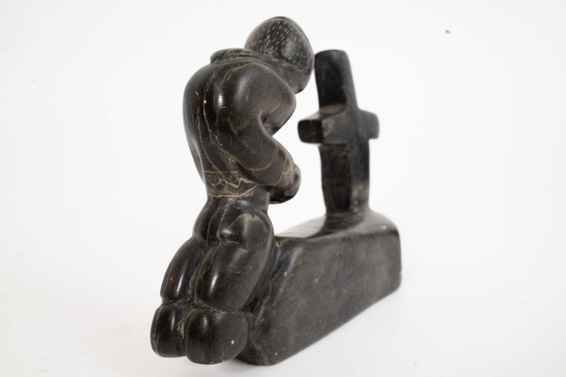 Lukasi Ultanga | Inuit in prayer | MutualArt