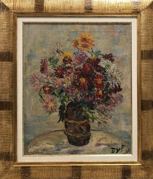 Marcel Dyf | Marcel DREYFUS known as DYF (1899-1985) Bouquet of flowers ...