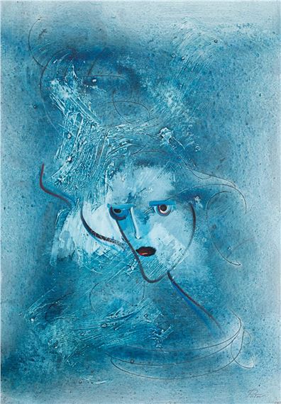 Sacha Putov | Blue Portrait | MutualArt