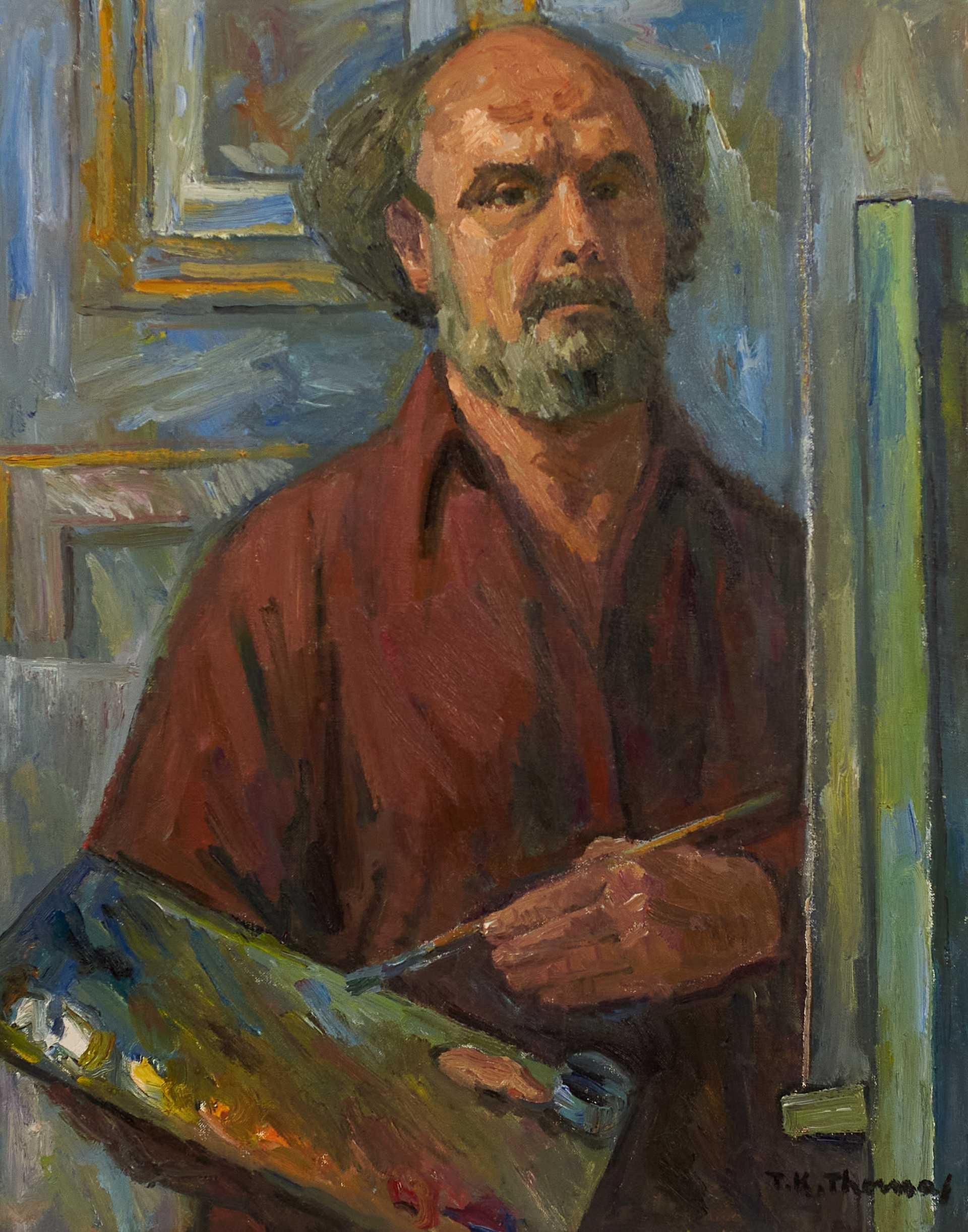 T.K. Thomas | Self-Portrait | MutualArt