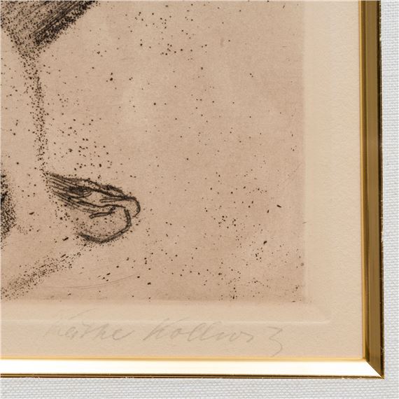 Käthe Kollwitz | Tod und Frau (1910) | MutualArt