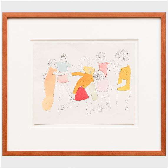 Andy Warhol | Children Playing Ring Around the Rosie (Happy December ...