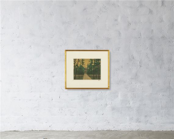 Ikuo Hirayama | Hall of the Great Buddha shrine (1981) | MutualArt