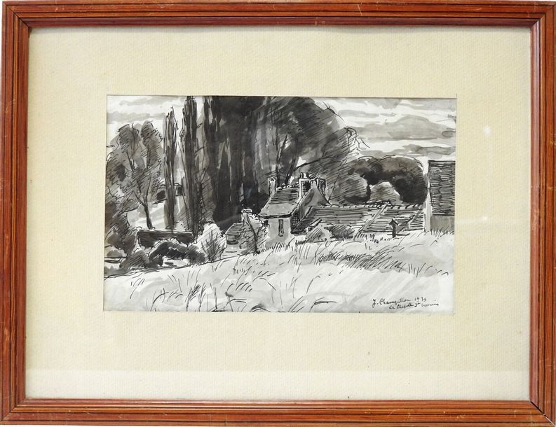 Jeanne Champillou | La Croix au carrefour | MutualArt