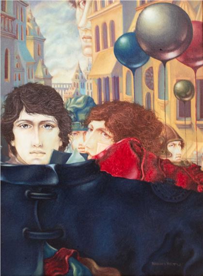 Richard Hétu | Le foulard rouge (1984) | MutualArt