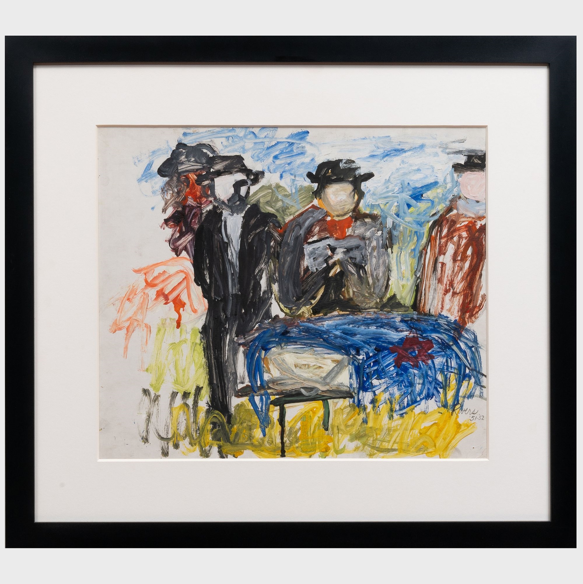 Larry Rivers | BATHERS (1952) | MutualArt