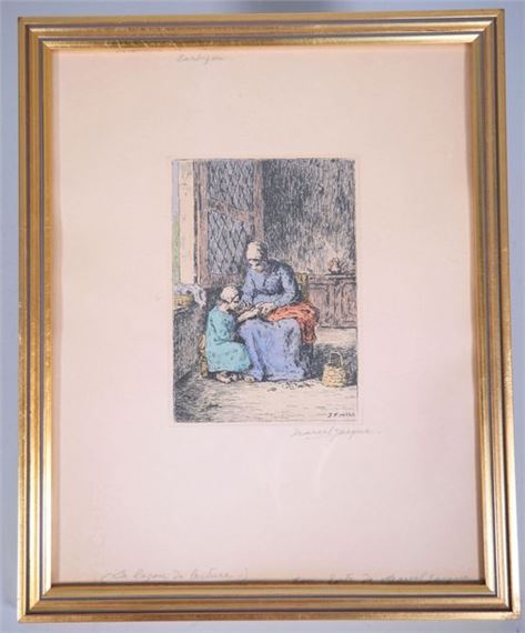 Jean-François Millet | The Reading Lesson (2023) | MutualArt