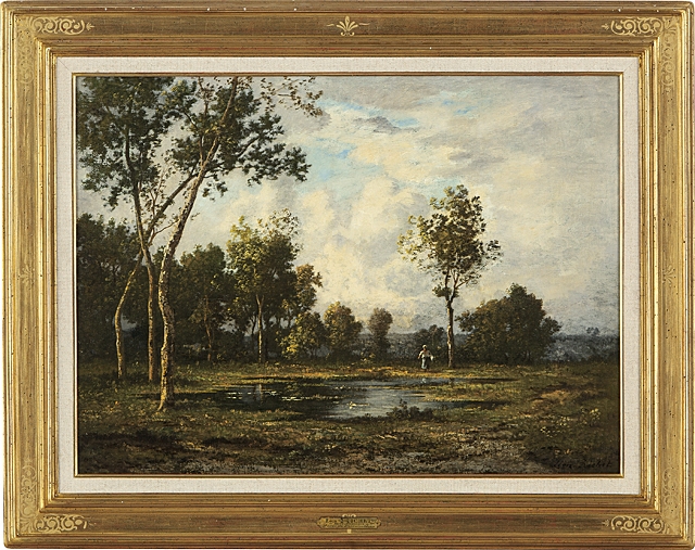 Léon Richet | Paysage de la foret de Fontainebleau | MutualArt