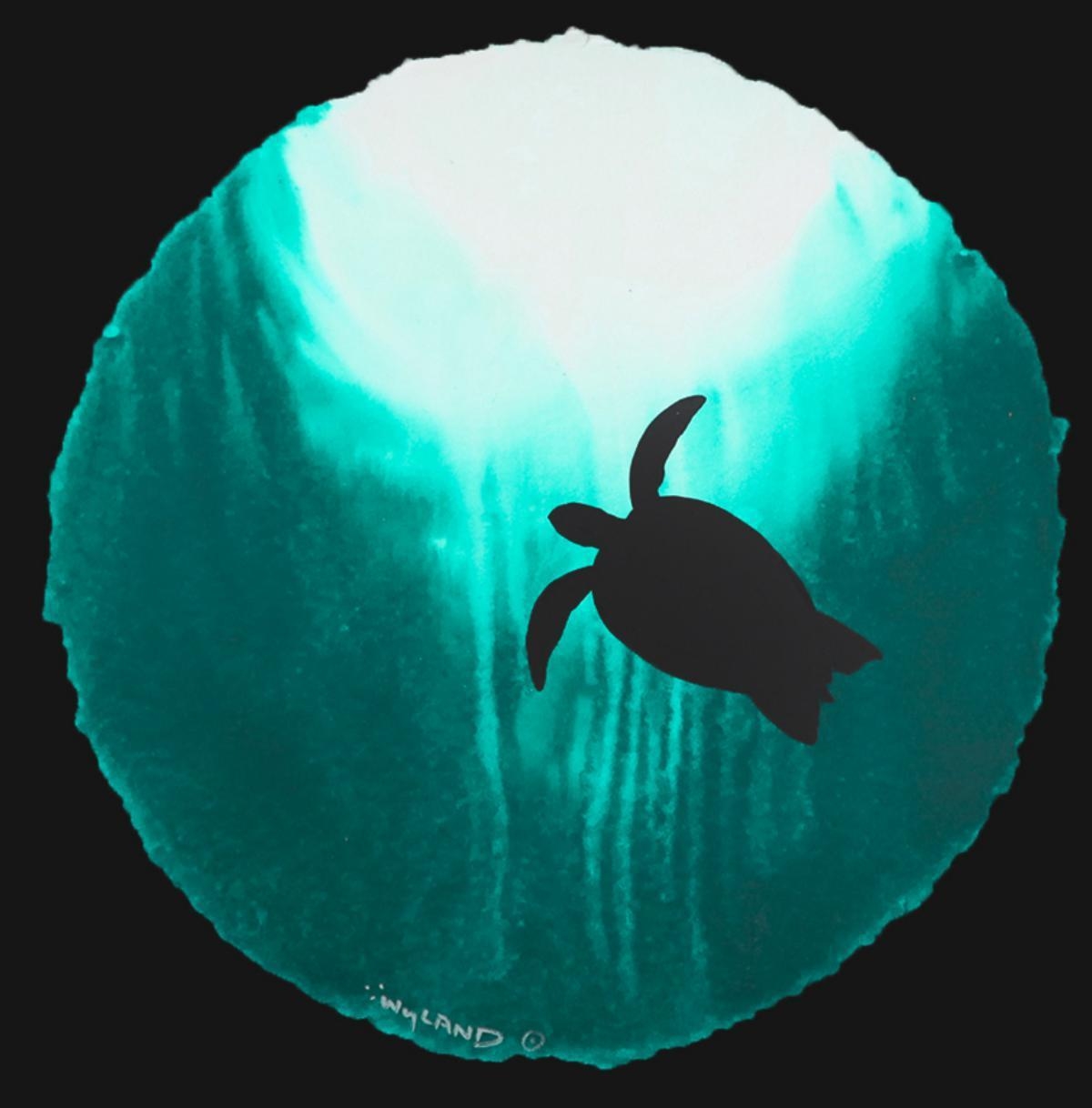 Robert Wyland | Turtle Silhouette | MutualArt