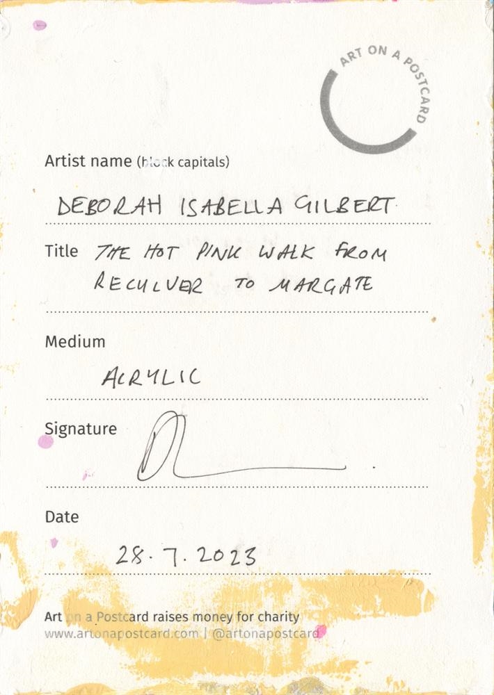 Deborah Isabella Gilbert | The Hot Pink Walk From Reculver To Margate ...